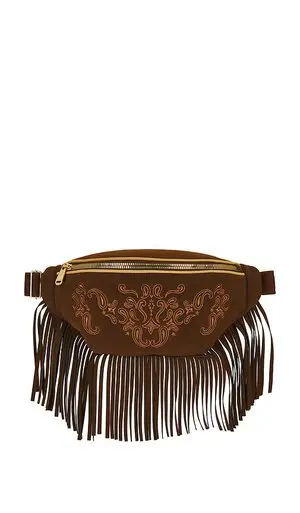 Goldbergh Hina Fanny Pack In Brown - Deep Mocha