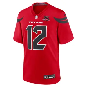 Nike Nico Collins Houston Texans 25th Season Nfl Game Jersey - Red