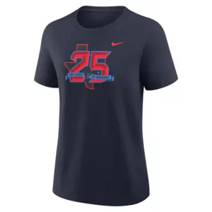 Nike Houston Texans 25th Season Nfl T-shirt - Blue
