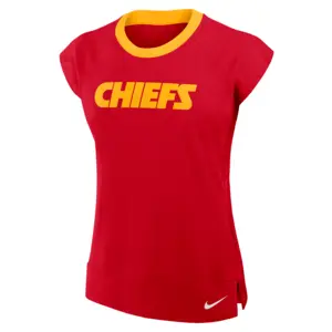 Nike Kansas City Chiefs Forward Progress Dri-fit Nfl Mid-sleeve T-shirt - Red