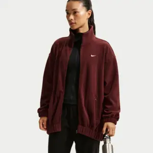 Nike One Therma-fit Oversized Full-zip Jacket - Purple