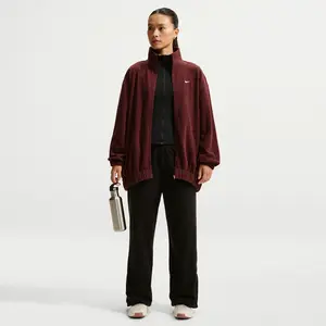 Nike One Therma-fit Oversized Full-zip Jacket - Purple