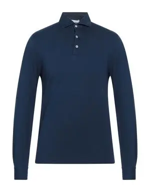 FILIPPO DE LAURENTIIS Polo Shirt Size Cotton - Navy