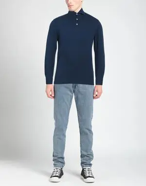 FILIPPO DE LAURENTIIS Polo Shirt Size Cotton - Navy
