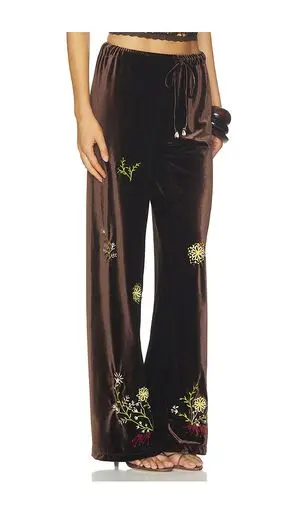 SIEDRES Manoce Pant In Chocolate