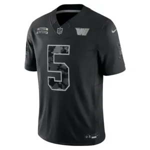 Nike Jayden Daniels Washington Commanders Salute To Service Dri-fit Nfl Limited Jersey - Black