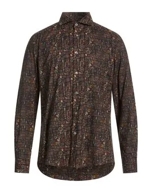DANIELE ALESSANDRINI Shirt Size Cotton, Elastane