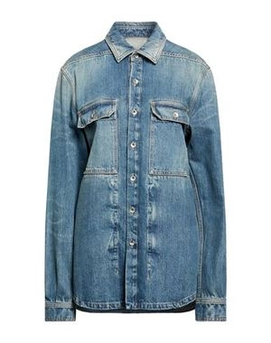Rick Owens Denim Shirt Size Cotton - Blue