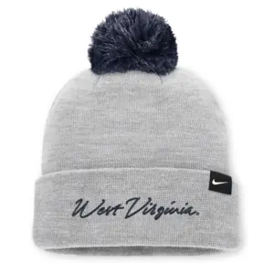 Nike West Virginia Peak College Cuffed Beanie - Grey