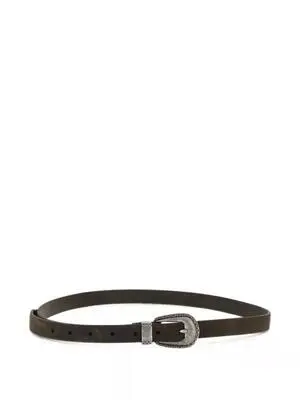 Brunello Cucinelli Suede Prong-buckle Belt