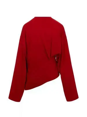 SEEN USERS Suspended Rose Asymmetric Top