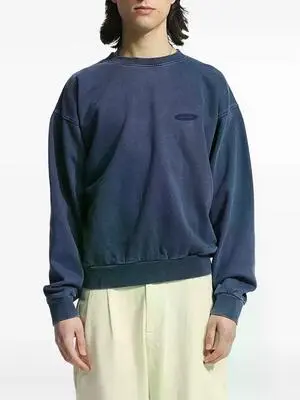 BRAM’S FRUIT Distressed Slogan-print Sweater