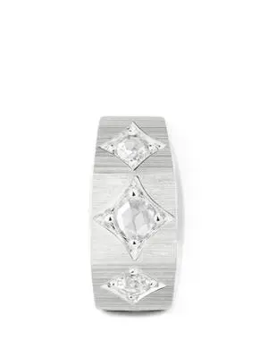 MARIE LICHTENBERG Ecrou Coco 18k White Gold Earrings