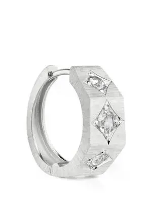 MARIE LICHTENBERG Ecrou Coco 18k White Gold Earrings