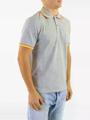 Peuterey Logo-patch Striped-trim Polo Shirt