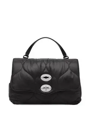 ZANELLATO Small Postina Quilted Leather Tote Bag