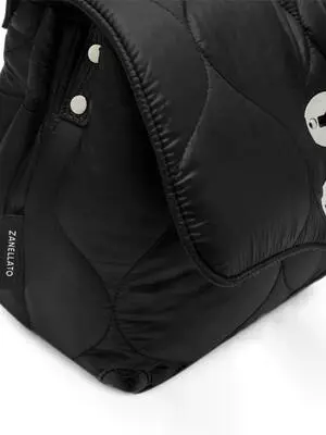 ZANELLATO Small Postina Quilted Leather Tote Bag