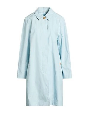 Burberry Overcoat & Trench Coat Light Size Cotton - Blue