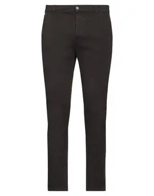 DANIELE ALESSANDRINI Pants Dark Size Cotton, Elastane
