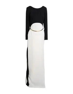 Elisabetta Franchi Maxi Dress Size Polyester, Elastane