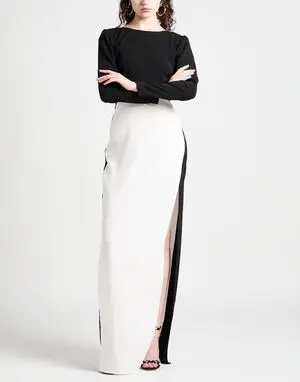 Elisabetta Franchi Maxi Dress Size Polyester, Elastane