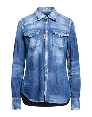 Dsquared2 Denim Shirt Size Cotton, Elastane
