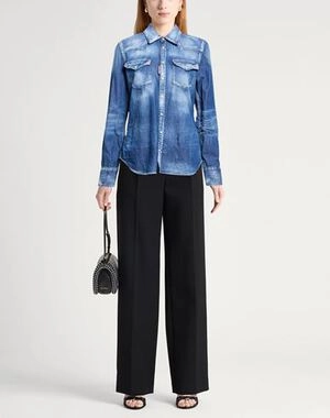 Dsquared2 Denim Shirt Size Cotton, Elastane