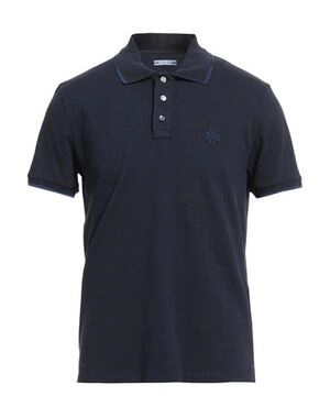 JACOB COHЁN Polo Shirt Size Cotton, Elastane, Lyocell - Navy