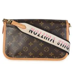 LOUIS VUITTON Black Monogram Canvas Diane Pm