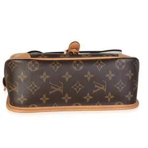 LOUIS VUITTON Black Monogram Canvas Diane Pm