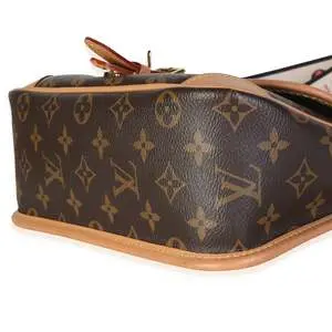 LOUIS VUITTON Black Monogram Canvas Diane Pm