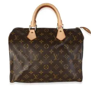LOUIS VUITTON Monogram Canvas Speedy 30 - Brown