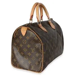 LOUIS VUITTON Monogram Canvas Speedy 30 - Brown