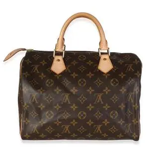 LOUIS VUITTON Monogram Canvas Speedy 30 - Brown