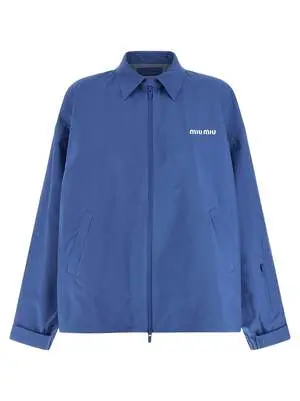 Miu Miu Tech Canvas Windbreaker
