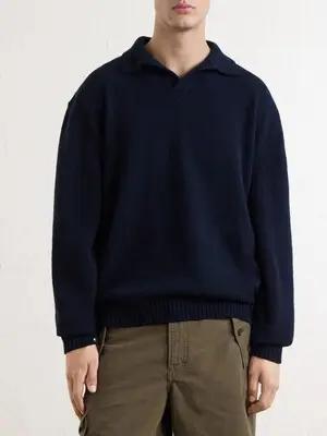 Sease Cashmere Wool-blend Polo Sweater
