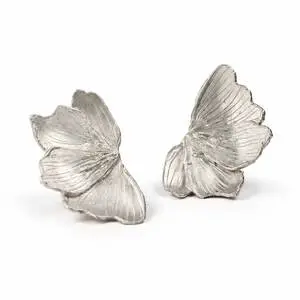 ÉTOILIGHT Flora Petal Earrings Matte - Silver