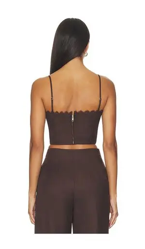 HEVRON Bella Bustier Top