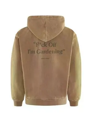 BRAM’S FRUIT Distressed Slogan-print Hoodie