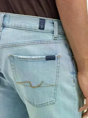 7 For All Mankind The Straight Crystal Jeans