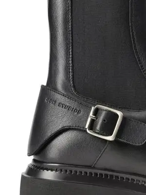 COPENHAGEN  Buckle-detail Leather Ankle Boots