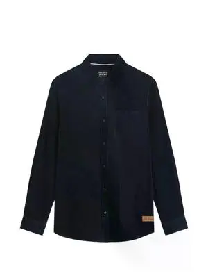 Scotch & Soda Corduroy Chest-pocket Shirt - Blue