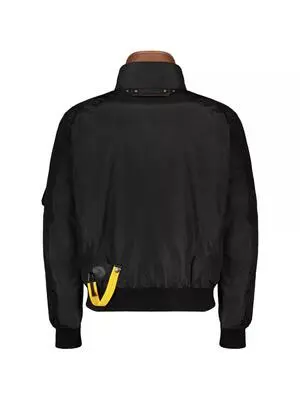 PARAJUMPERS Gobi Fur-trim Padded Bomber Jacket - Black