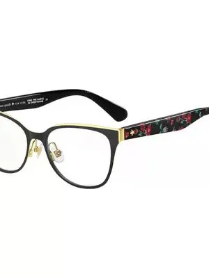 Kate Spade New York Floral-print Round-frame Glasses