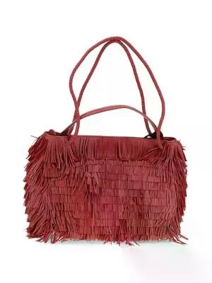 VISONA` Diletta Fringed-leather Shoulder Bag