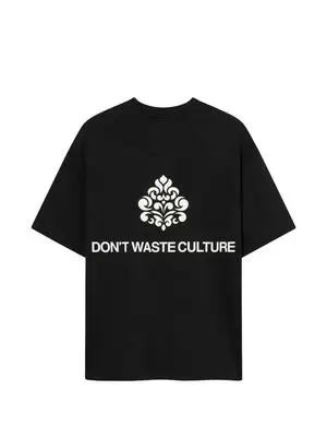 DON'T WASTE CULTURE Logo-print T-shirt