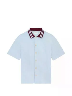 Drole De Monsieur Monogram-print Short-sleeve Shirt
