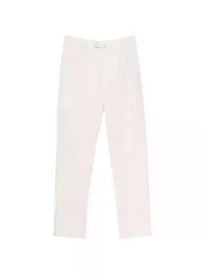 Kiton Pleated Straight-leg Trousers - Neutrals