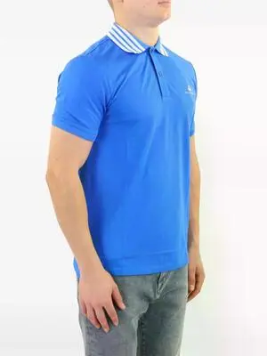 Peuterey Striped-collar Polo Shirt