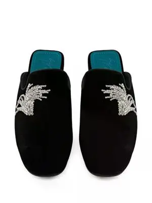 GIUSEPPE ZANOTTI Moritz Slippers - Black